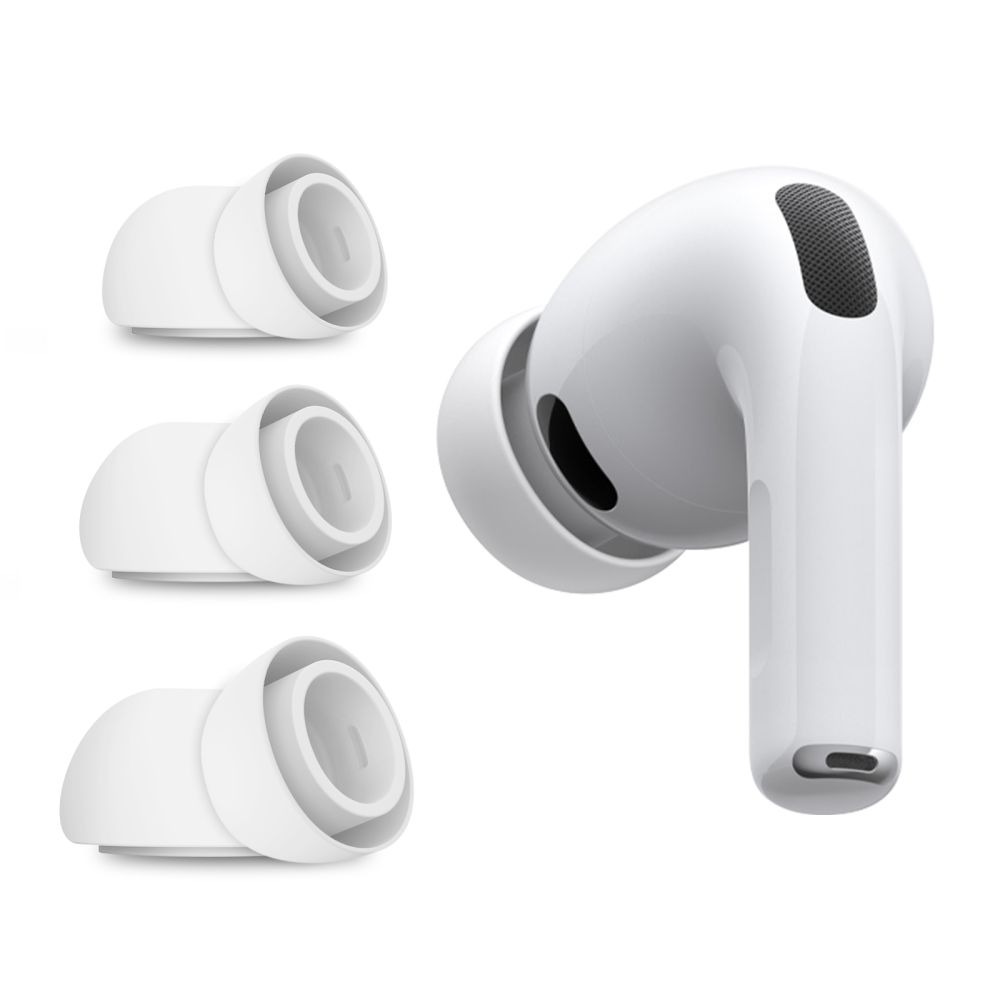 TECH-PROTECT EAR TIPS 3-PACK APPLE AIRPODS PRO 3 WHITE - Doopshop.cz