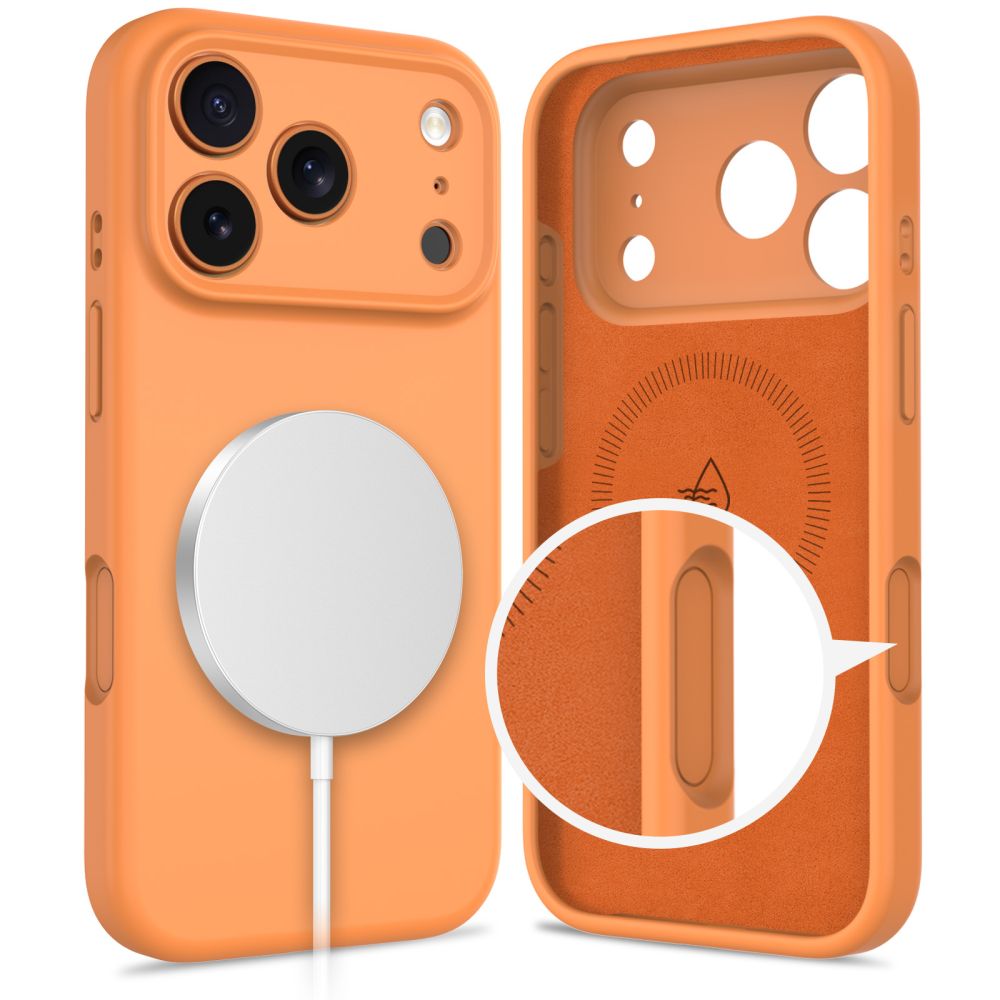 TECH-PROTECT SILICONE MAGSAFE IPHONE 17 PRO MAX COSMIC ORANGE - Doopshop.cz